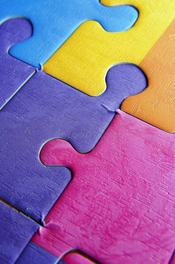 Colorful Jigsaw Puzzle Unity Symbolizing Teamwork in an Engaging ...