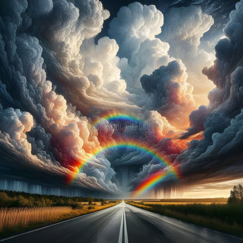 A Colorful Journey. stock illustration. Illustration of wanderlust ...