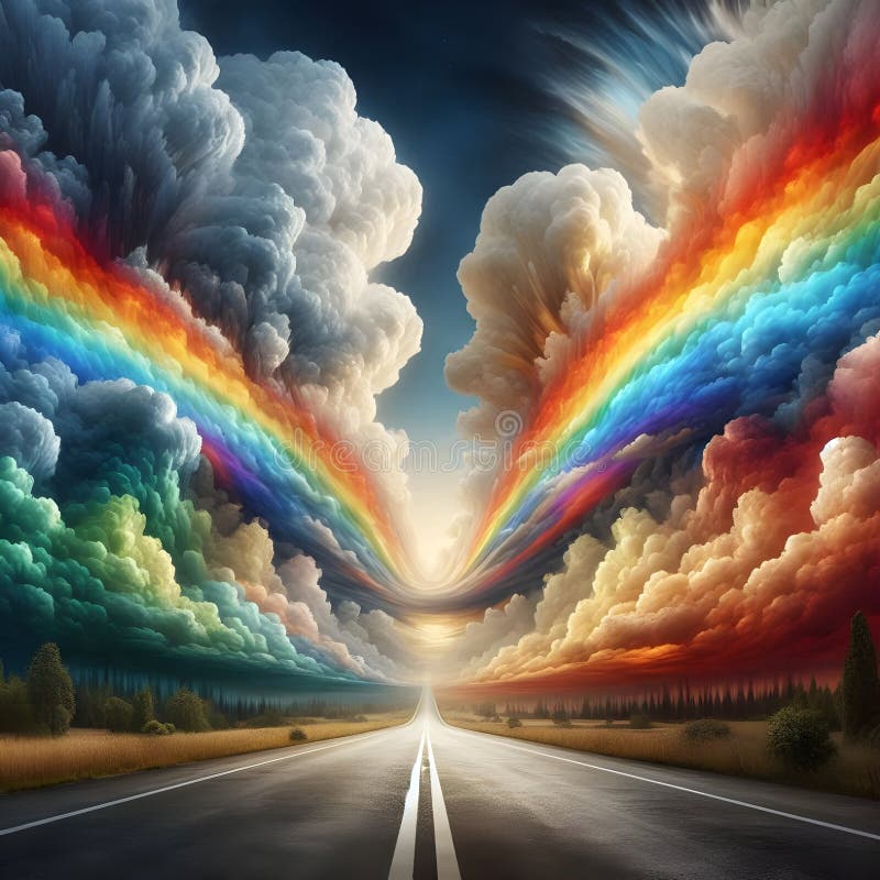 A Colorful Journey. stock illustration. Illustration of journey - 325834730