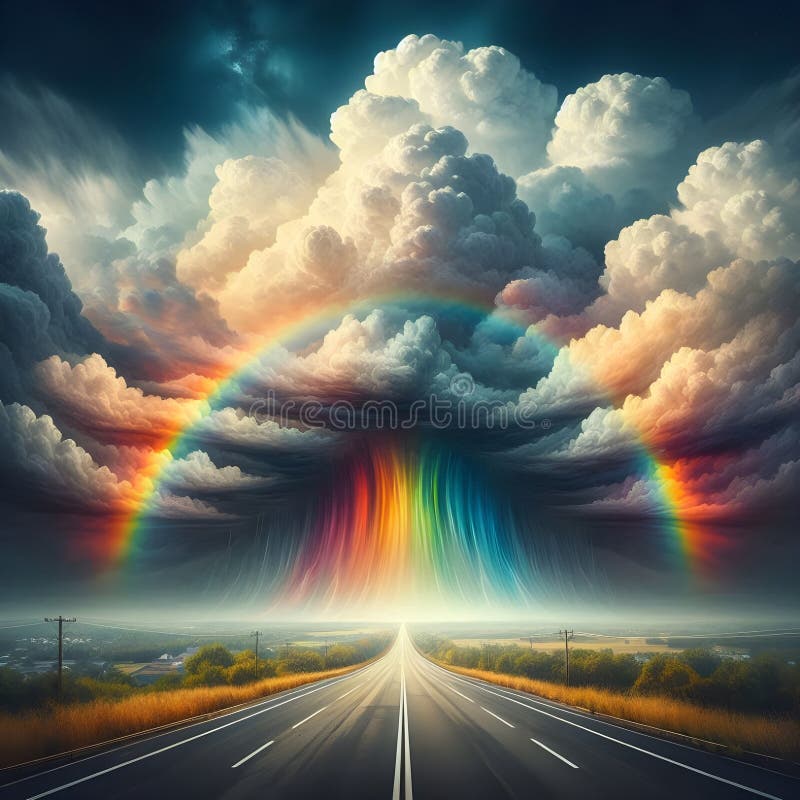 A Colorful Journey. stock illustration. Illustration of beauty - 325834737