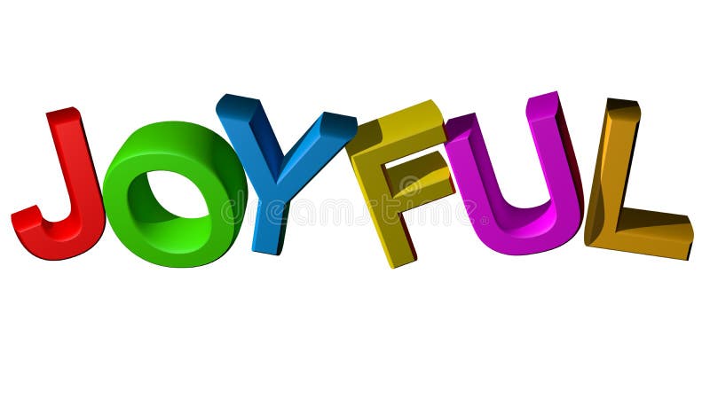 Colorful Joyful stock illustration. Illustration of colors - 36011215