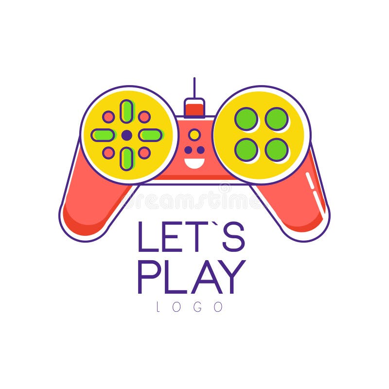 Colorful Joystick Logo. Gamepad. Creative Vector Design for Games Store ...
