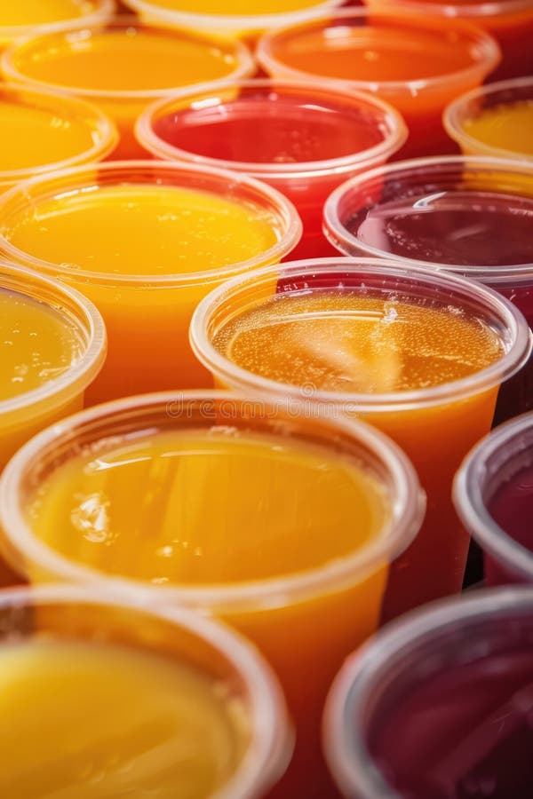Colorful Juice Samples stock image. Image of flavors - 366181985