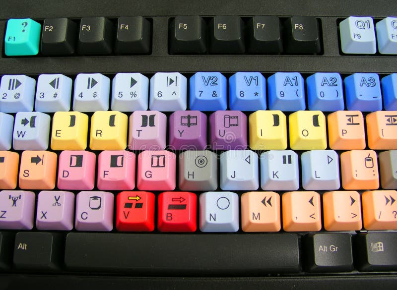 Colorful keyboard stock photo. Image of colorful, concept - 92320
