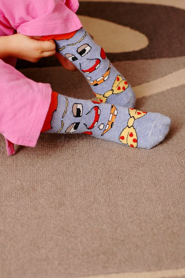 Colorful Kid Socks stock photo. Image of socks, colorful - 1605408