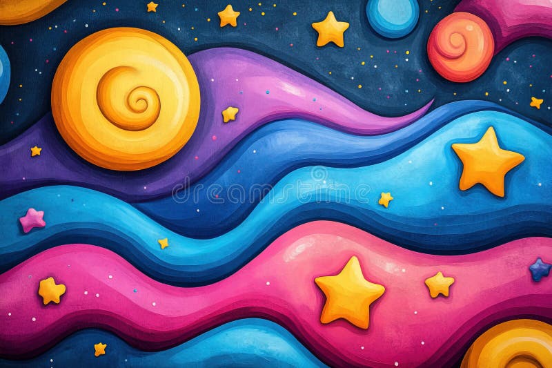 Colorful Kids Background: a Lively Background Featuring Colorful ...