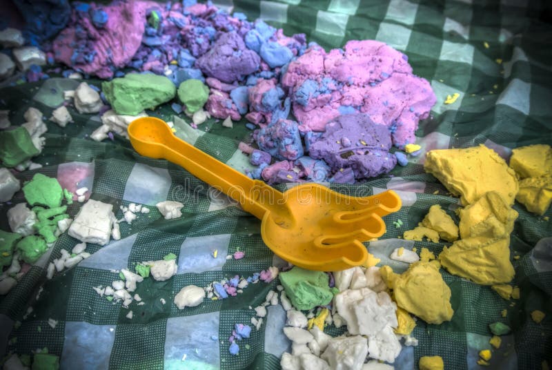 Colorful Kinetic Sand stock image. Image of build, peaces - 112202245