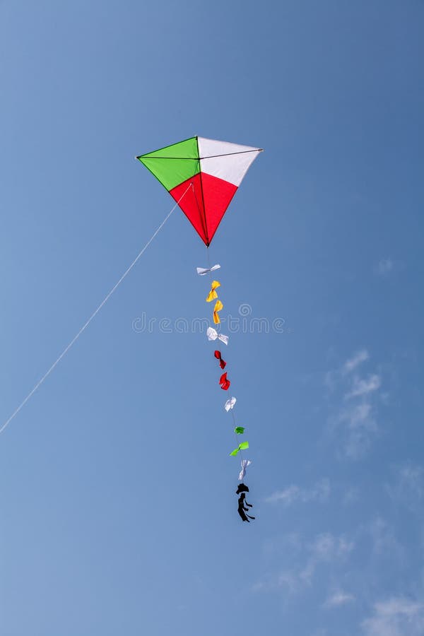 Blue kite flying stock image. Image of recreation, activity - 34108813