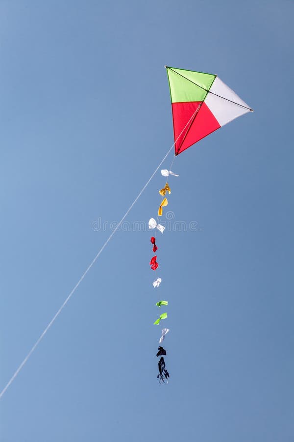 Blue kite flying stock image. Image of recreation, activity - 34108813