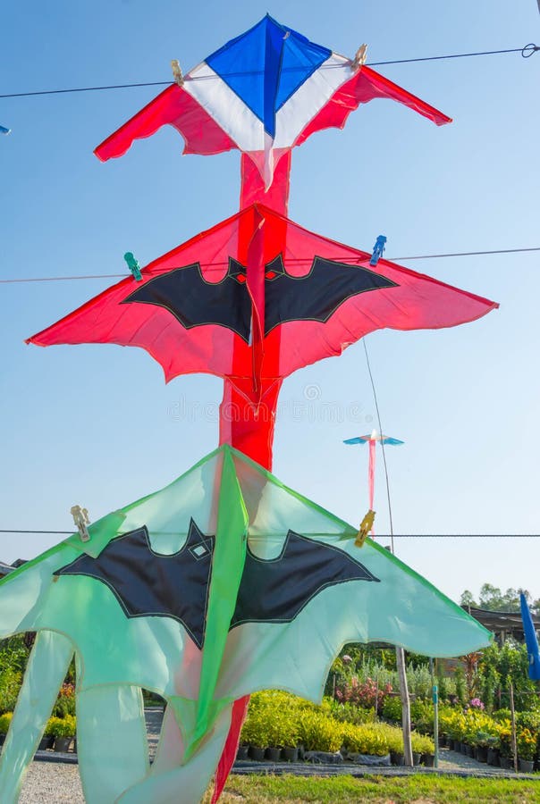 Colorful kites stock photo. Image of carefree, lifestyles - 48578164