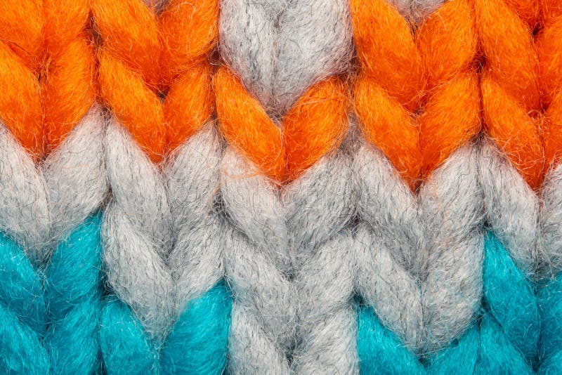 Colorful Knit Sweater Texture Macro Stock Photo - Image of fashion ...