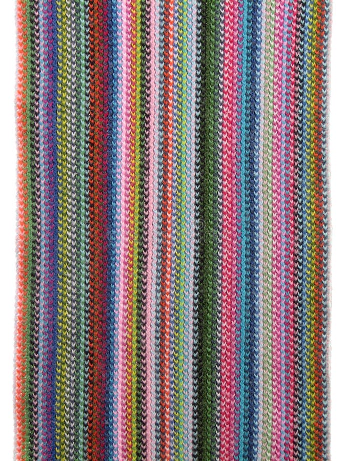 Colorful knitted scarf stock image. Image of pattern, cheerful - 1860653