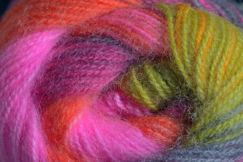 Colorful knitting wool stock image. Image of studio - 137594103