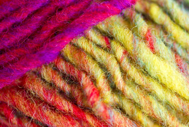 Colorful Knitting Yarn Pattern / Background Stock Image - Image of wool ...