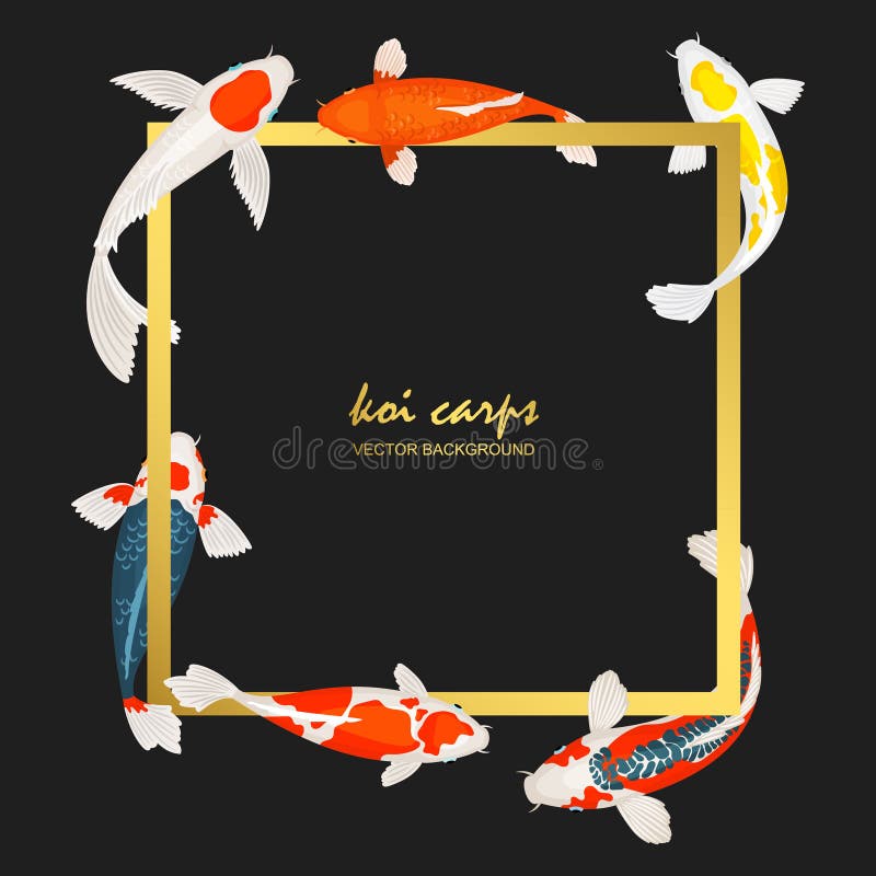 Koi Border Stock Illustrations – 194 Koi Border Stock Illustrations ...