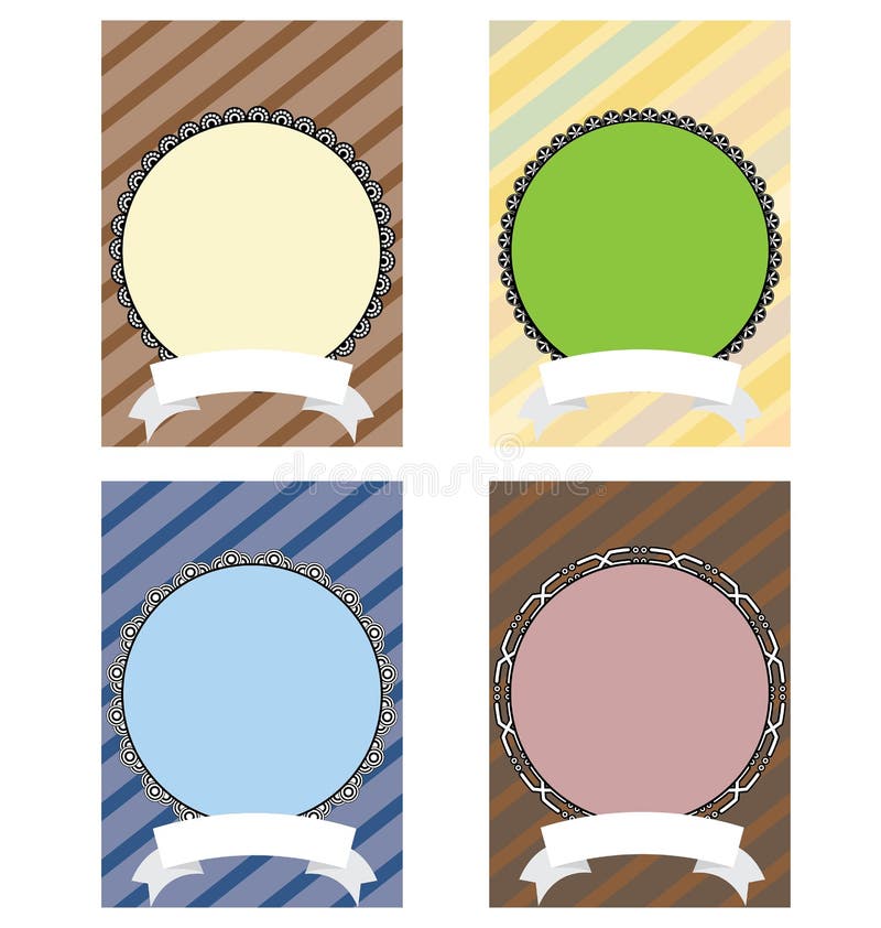 Colorful Label Banners Background Stock Vector - Illustration of ...