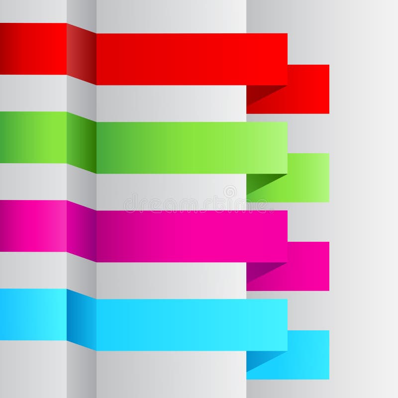 Colorful Label for Different Option Stock Vector - Illustration of ...