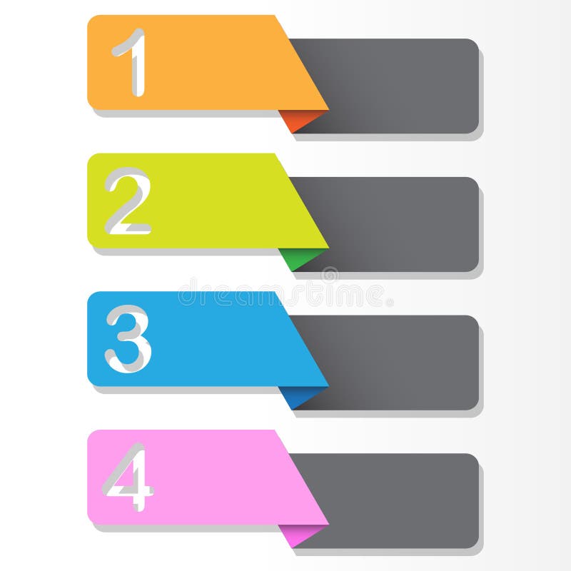 Vector Work, Infographic Banner for Creative Work Stock Vector ...