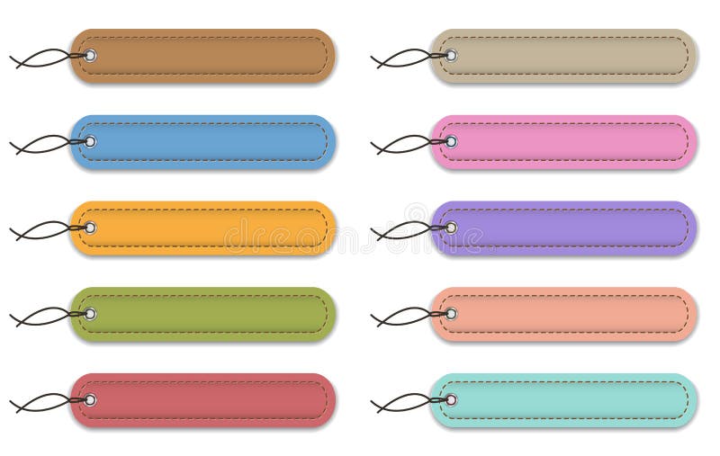 Colorful labels stock vector. Illustration of colorful - 27336871