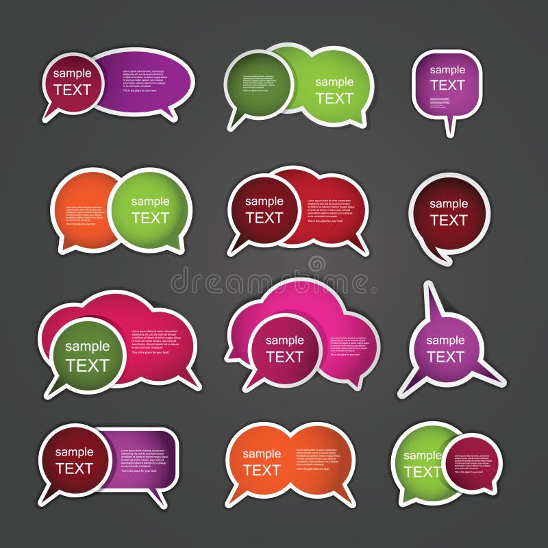 Colorful Labels, Tags stock vector. Illustration of invitation - 179613305