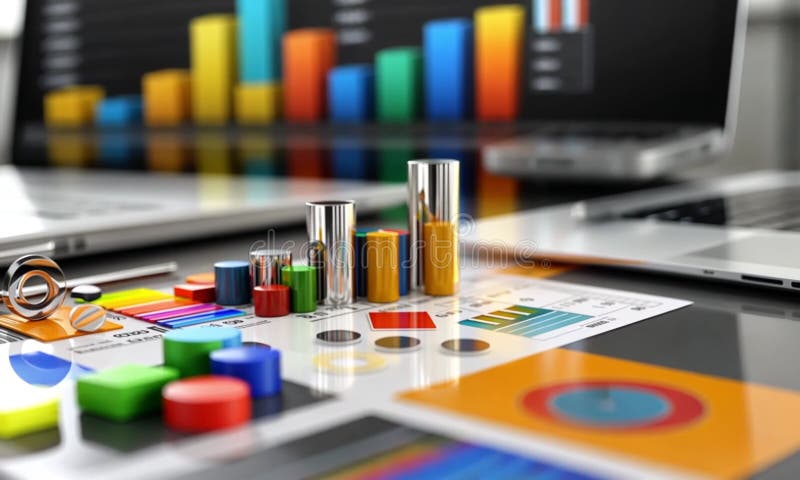 Colorful Laboratory Vials and Equipment on a White Table Stock Video ...