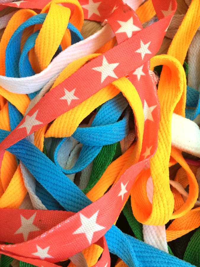 Colorful laces stock photo. Image of colored, backrgound - 43028644