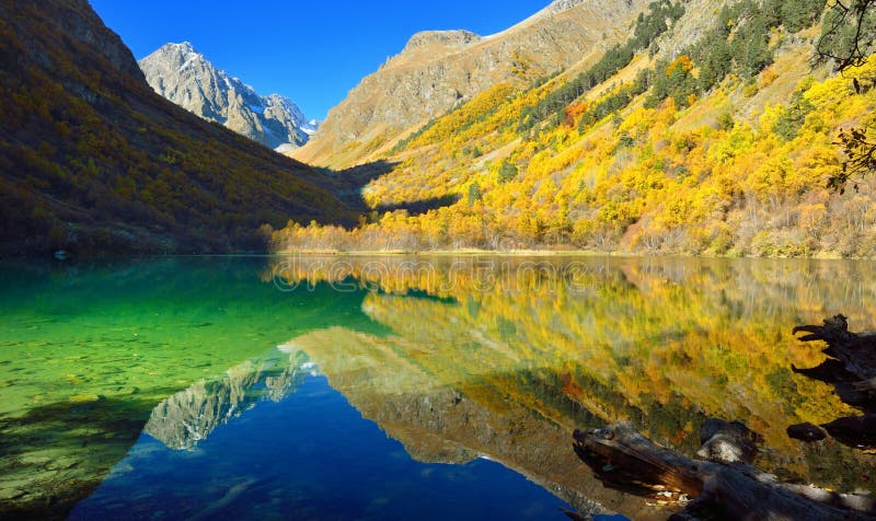 Colorful lake stock photo. Image of leisure, beauty, fall - 46916424