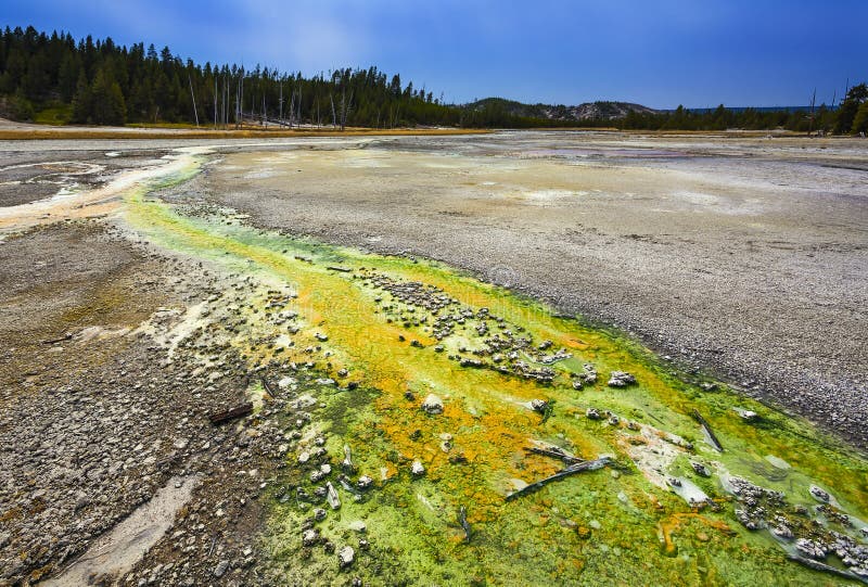 Colorful land stock image. Image of land, america, yellowstone - 26805911