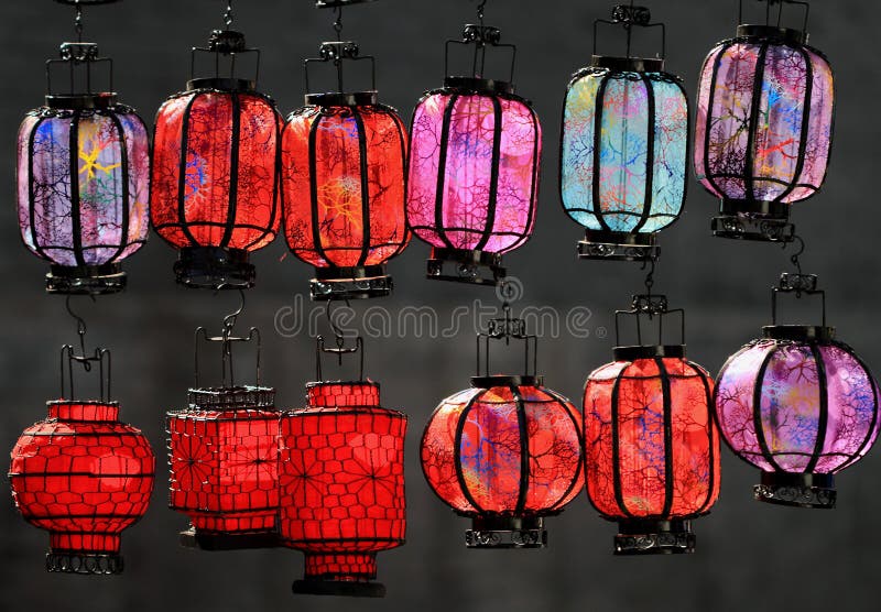 Colorful Lanterns stock photo. Image of color, festival - 29398118
