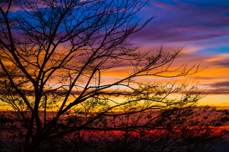Colorful Late Afternoon. Colorful Sunset Stock Image - Image of ...