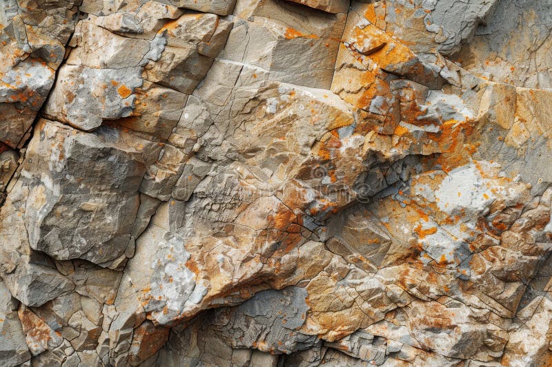 Colorful Layered Rock Wall Texture Stock Image - Image of rock, natural ...