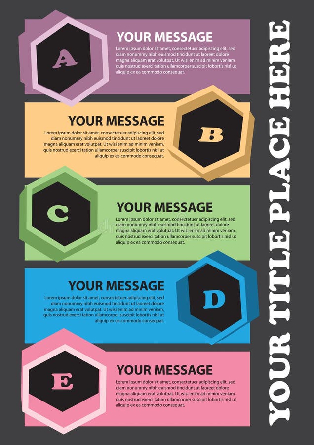 Colorful layout design stock vector. Illustration of banner - 28029899