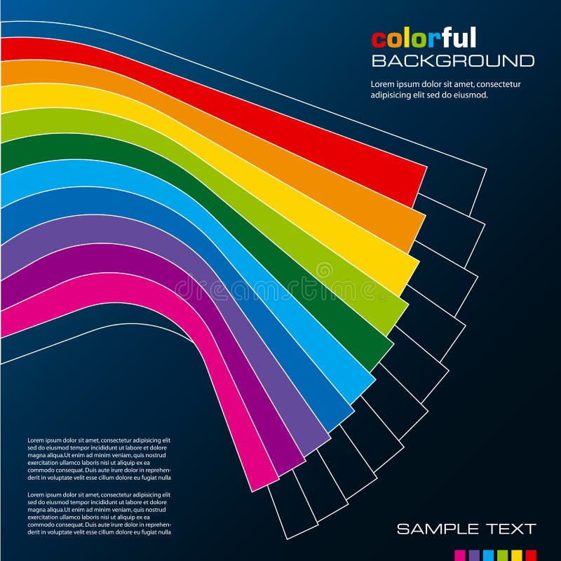 Electromagnetic Waves: Visible Wave Spectrum. Vector Illustration ...