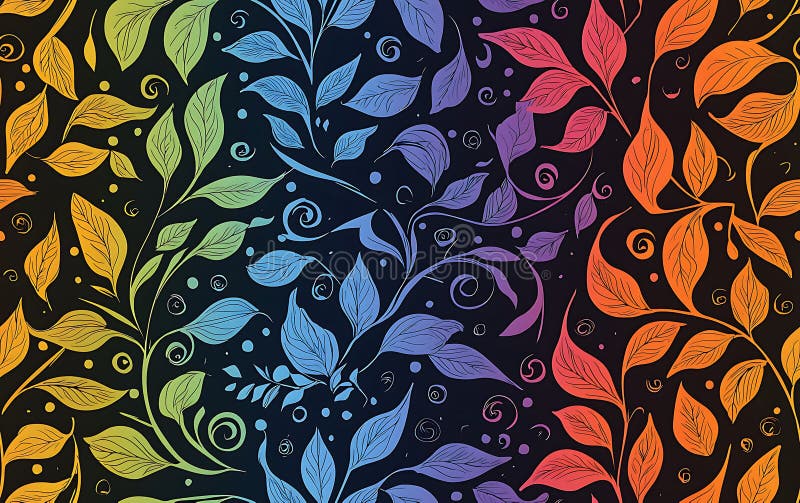 Colorful Leaf Branches Stock Illustrations – 39,068 Colorful Leaf ...