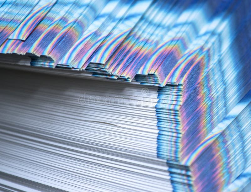 Colorful Leaflets on Top of Each Other Stock Photo - Image of pile ...