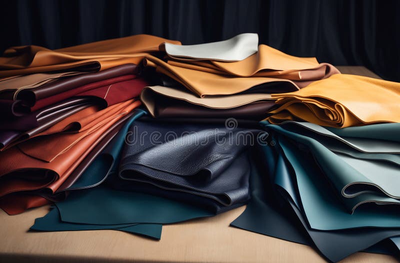 Assorted Leather Swatches stock photo. Image of colorful - 315325000