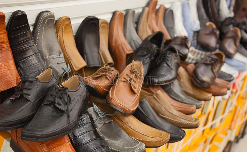 Colorful leather shoes stock photo. Image of shoe, shop - 23685462