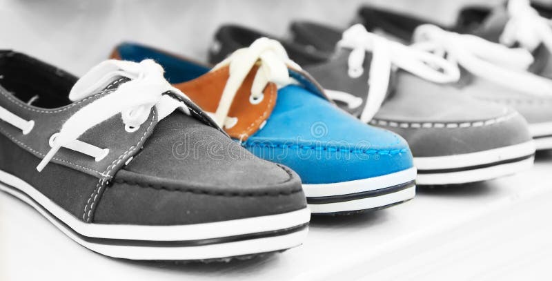 Colorful leather shoes stock image. Image of sneaker - 24322235