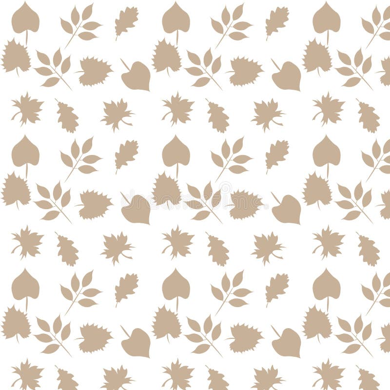 Colorful Leaves Seamless Pattern for Background, Notebook, Simple ...