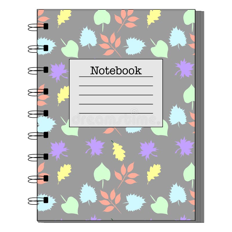 Colorful Leaves Seamless Pattern for Background, Notebook, Simple ...