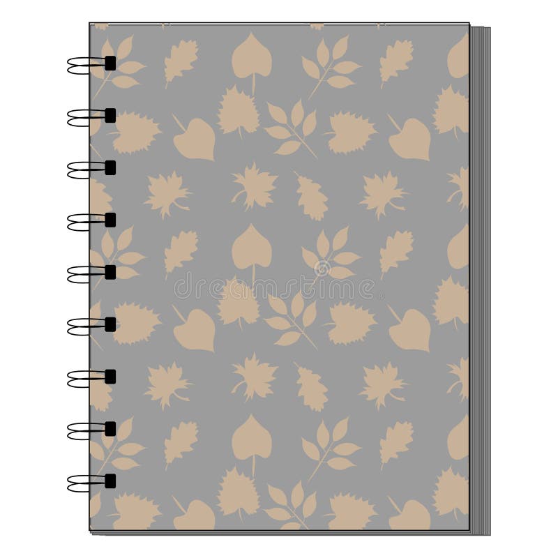 Colorful Leaves Seamless Pattern for Background, Notebook, Simple ...