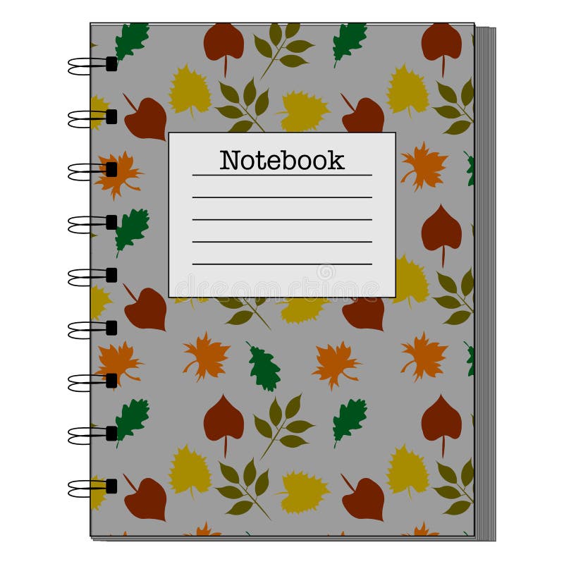Colorful Leaves Seamless Pattern for Background, Notebook, Simple ...