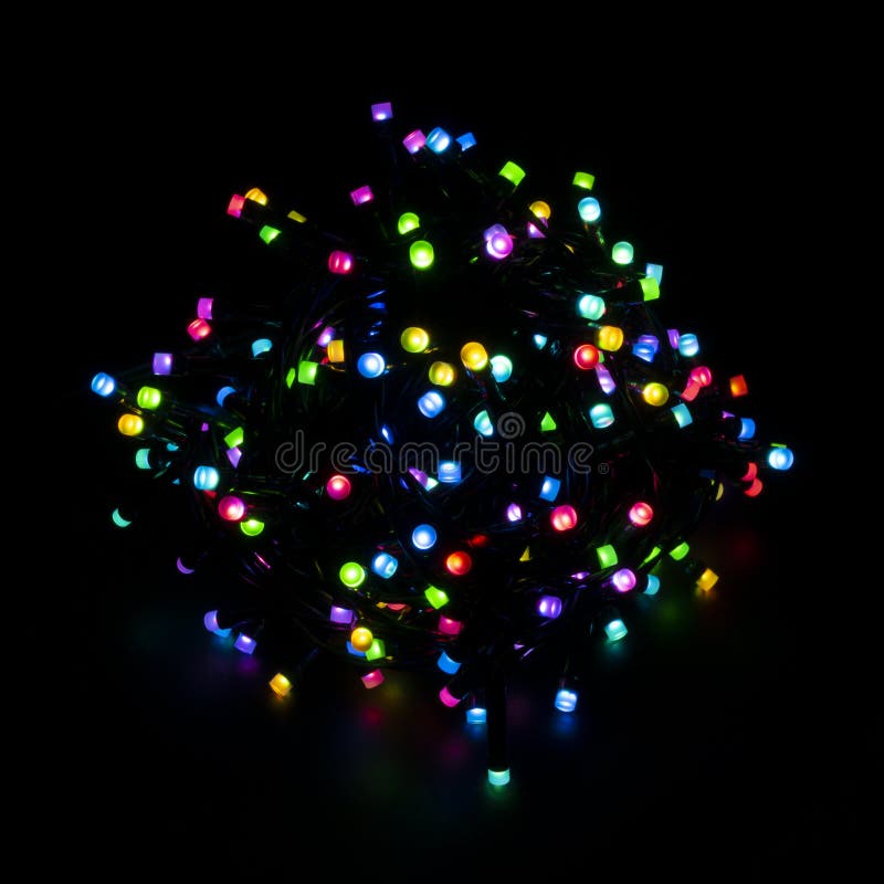 Colorful led lights stock image. Image of bright, colorful - 236683343