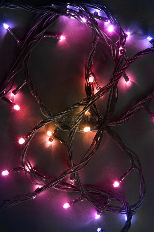 Colorful led lights stock photo. Image of holidays, christmas - 238027046