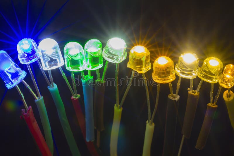 Colorful led lights stock image. Image of illumination - 81127629