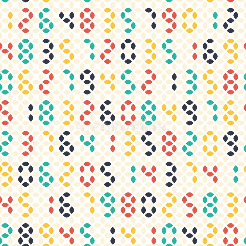 Colorful Led Numbers Seamless Pattern Stock Vector - Illustration of ...