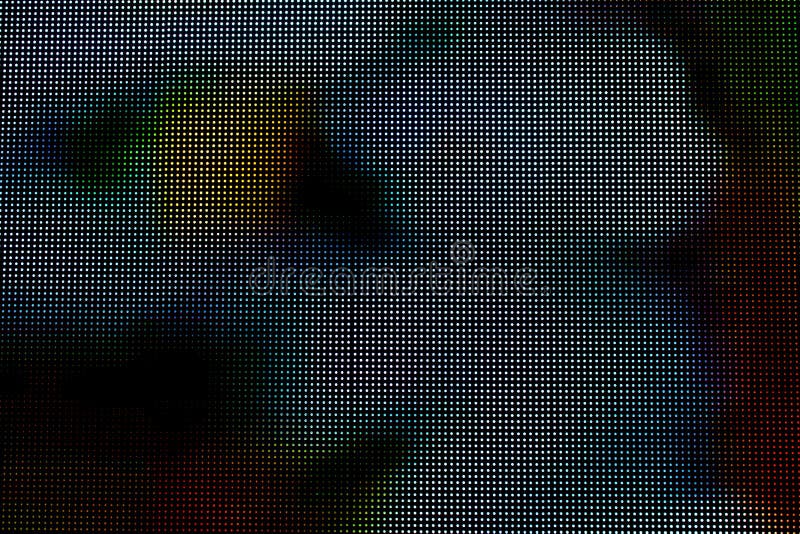 Colorful led screen stock photo. Image of bulb, circle - 183831334