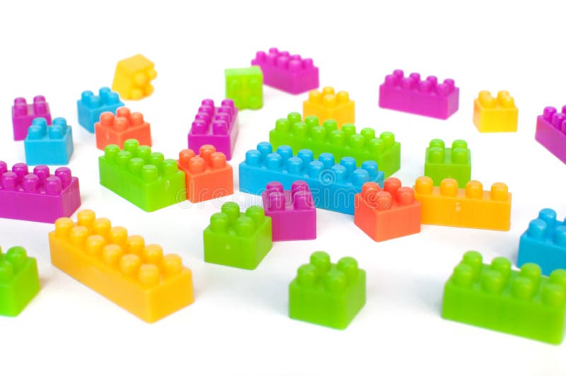 Colorful lego blocks stock image. Image of group, learn - 31574757