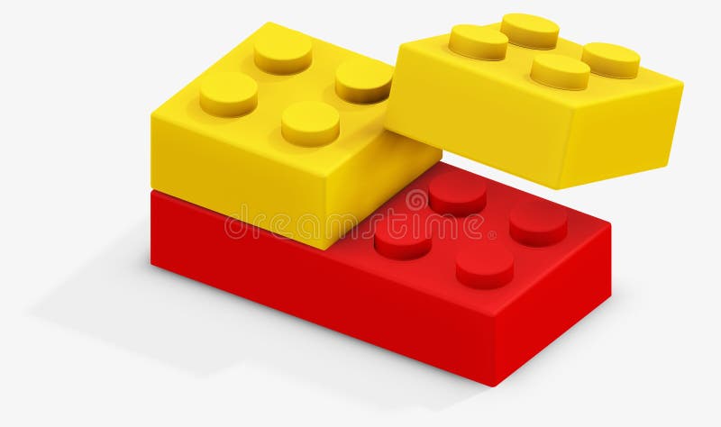 Colorful Lego Bricks Stacked in Creative Pattern Stock Photo ...