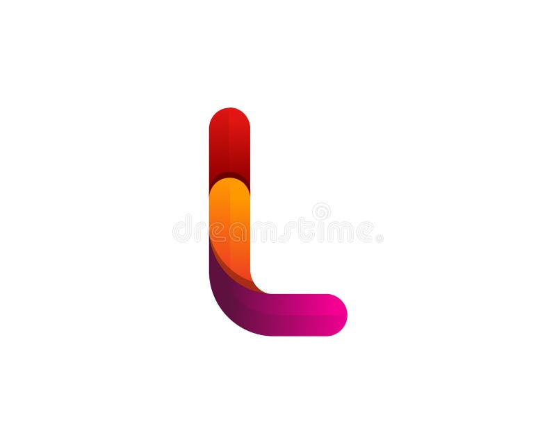 Colorful Letter Icon Logo Design Element Stock Vector - Illustration of ...